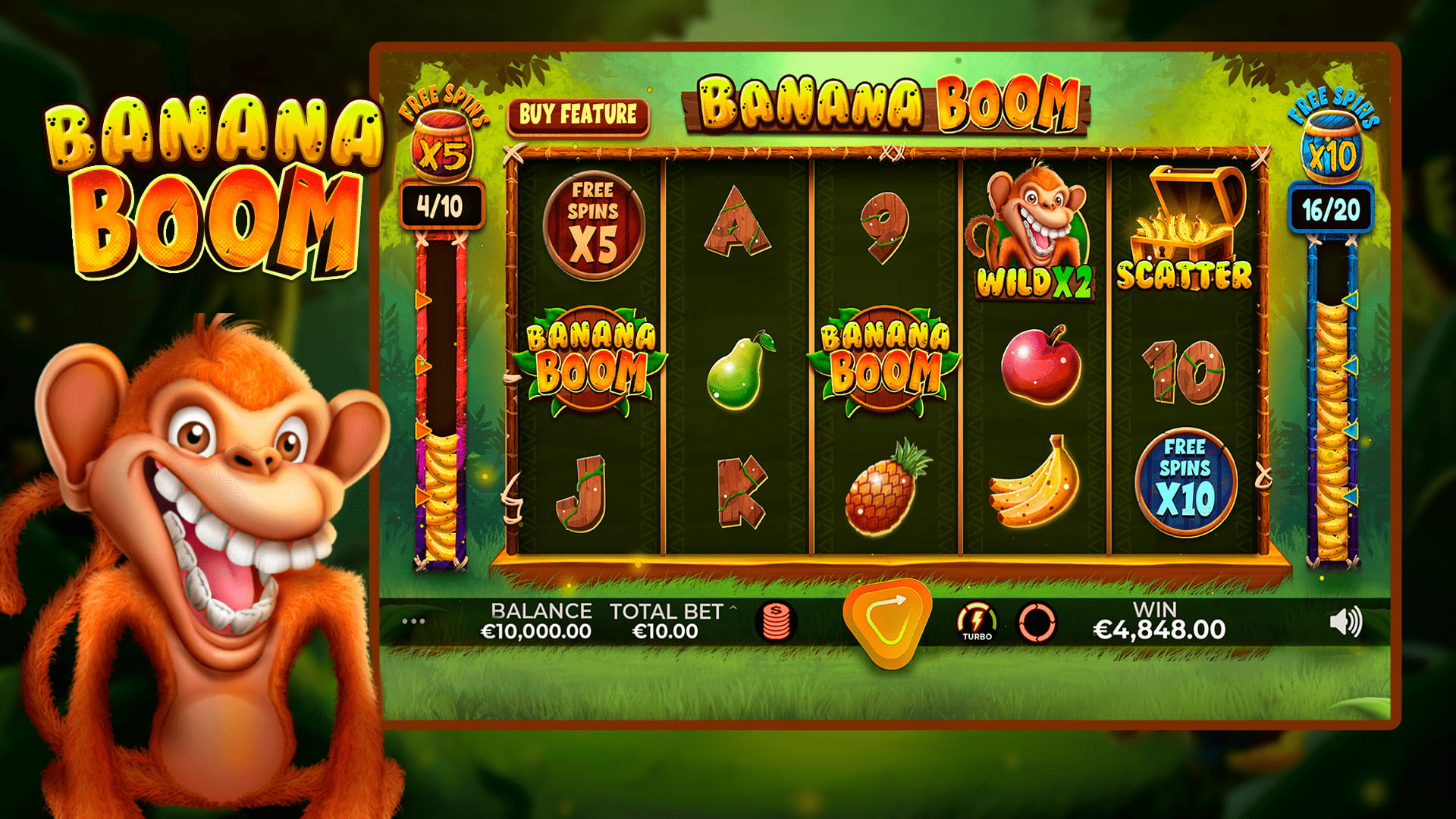 Experience the Jungle Fun with Banana Boom - Play for Free(Demo) by ...